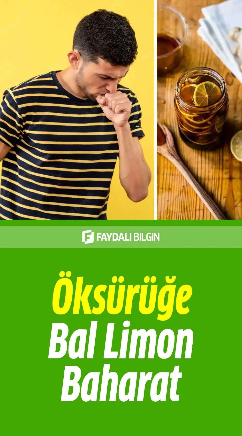 Öksürüğe Bal, Limon, Baharat Kürü - Faydalı Bilgin