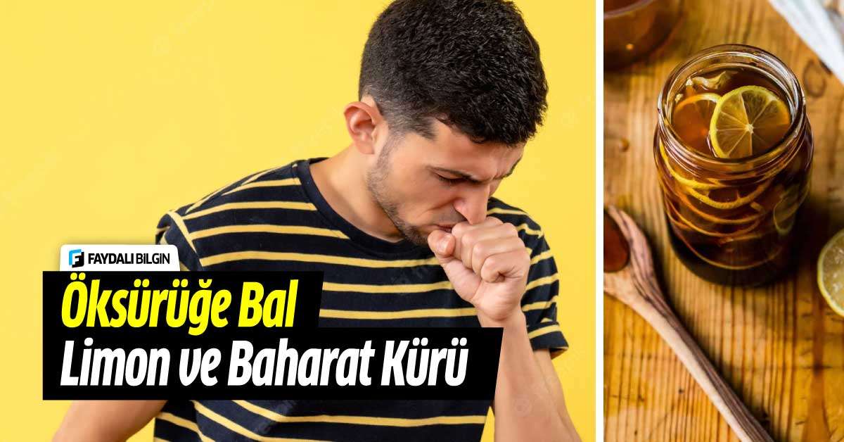 Öksürüğe Bal, Limon, Baharat Kürü - Faydalı Bilgin